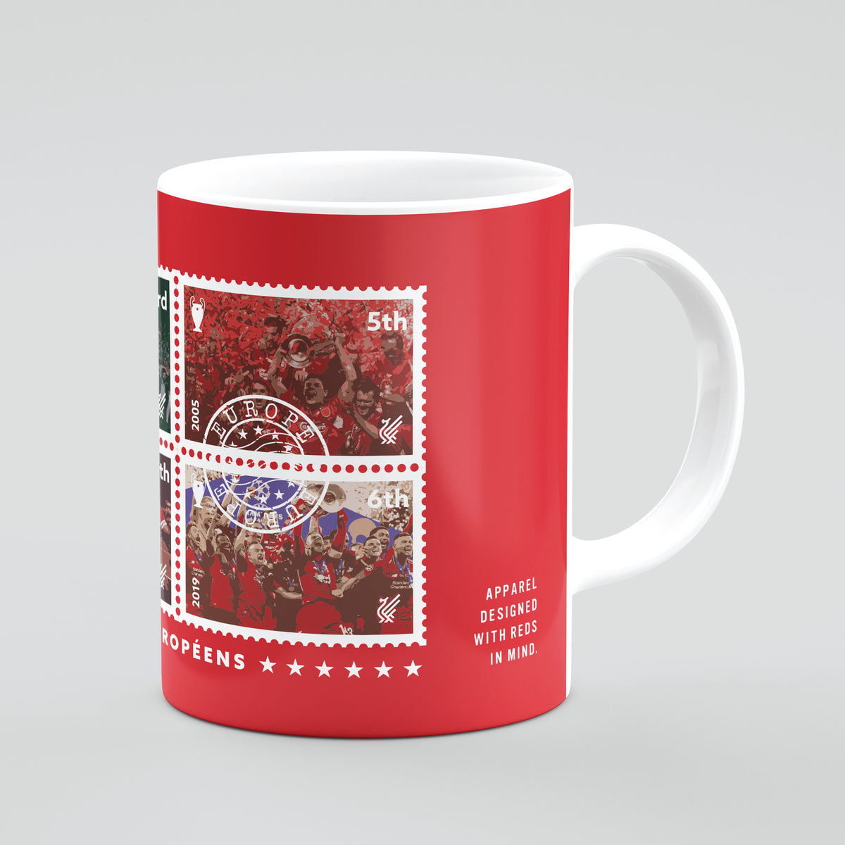 EUROPEAN STAMP MUG – No.19 Apparel Co Limited
